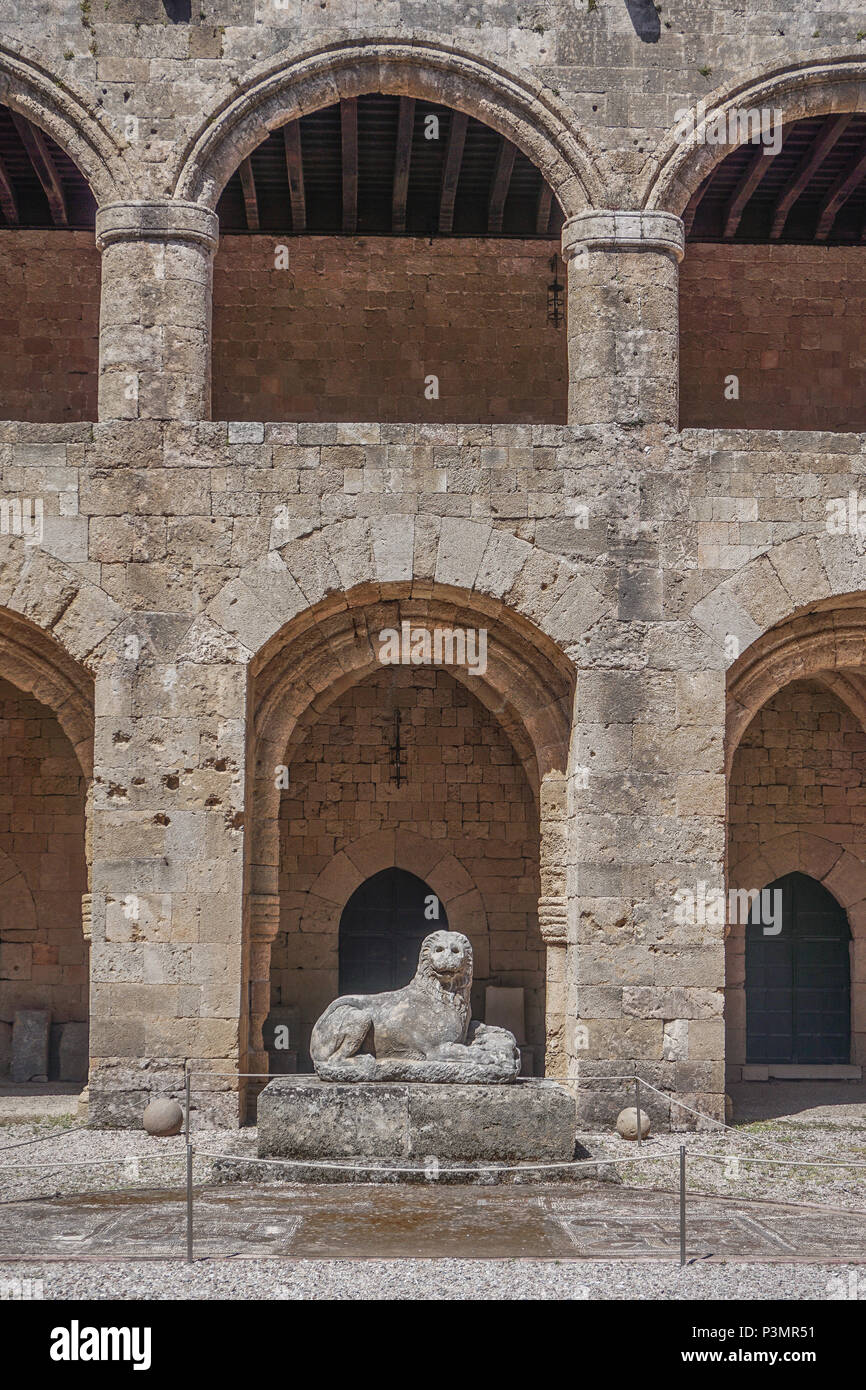 Rhodes, Greece: The Archaeological Museum of Rhodes is housed in the ...