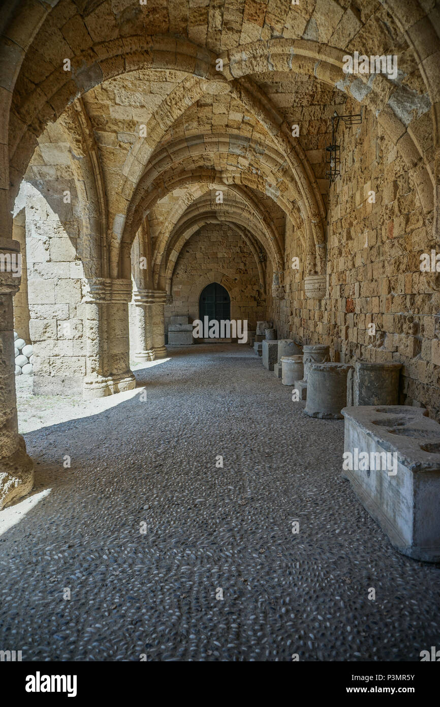 Rhodes, Greece: The Archaeological Museum of Rhodes is housed in the ...