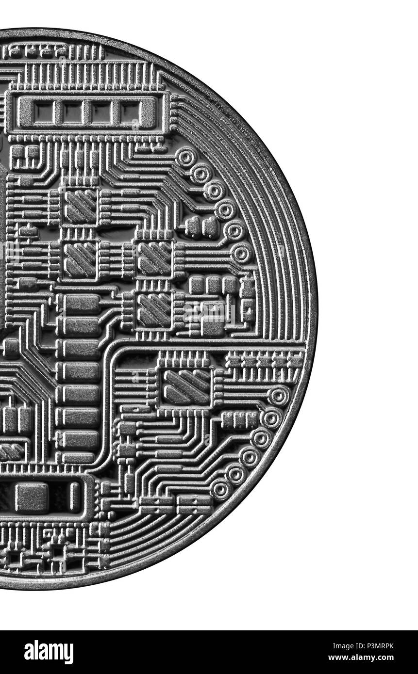 Bitcoin. Physical bit coin. Digital currency. Cryptocurrency mining ...