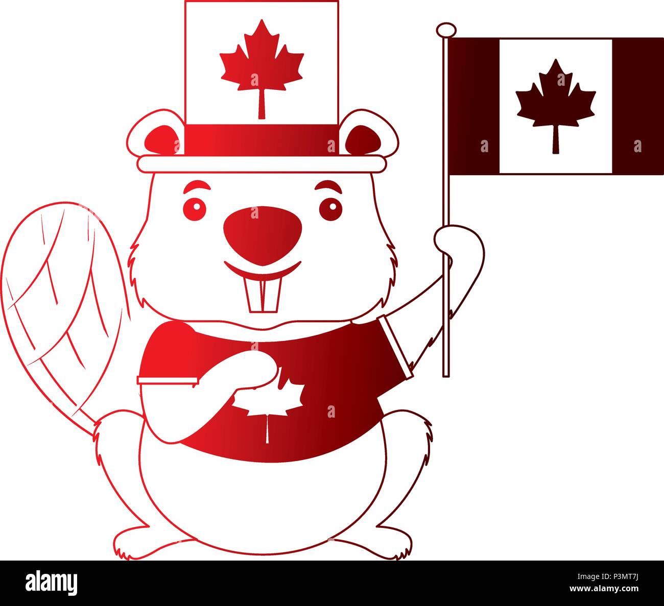 Canadabeaver Stock Vector Images - Alamy