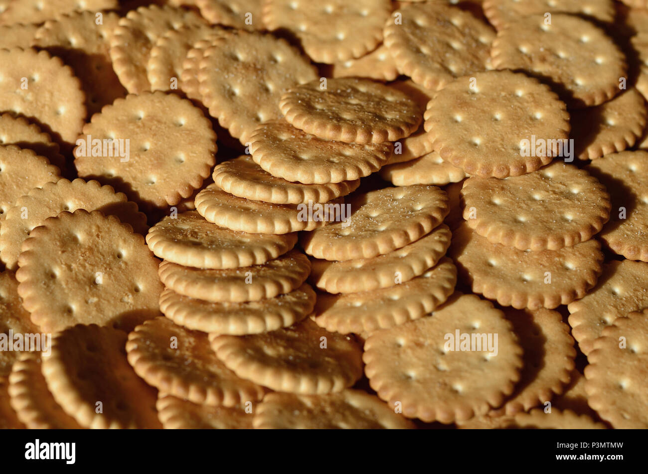 Salty rectangular cracker hi-res stock photography and images - Alamy
