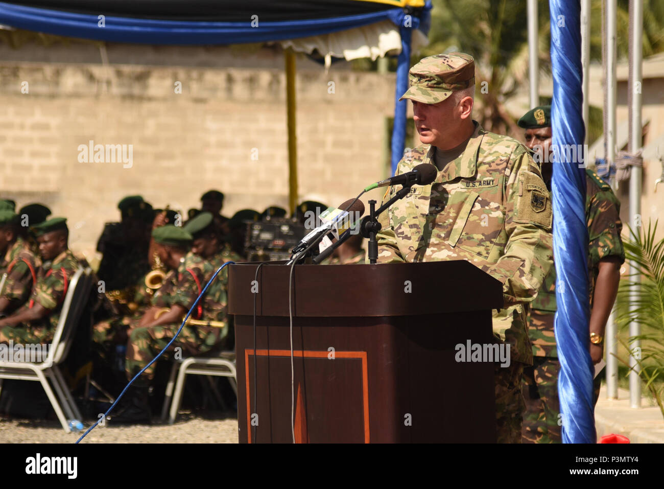 DAR ES SALAAM, Tanzania – U.S. Army Brig. Gen. Jon Jensen, U.S. Army ...