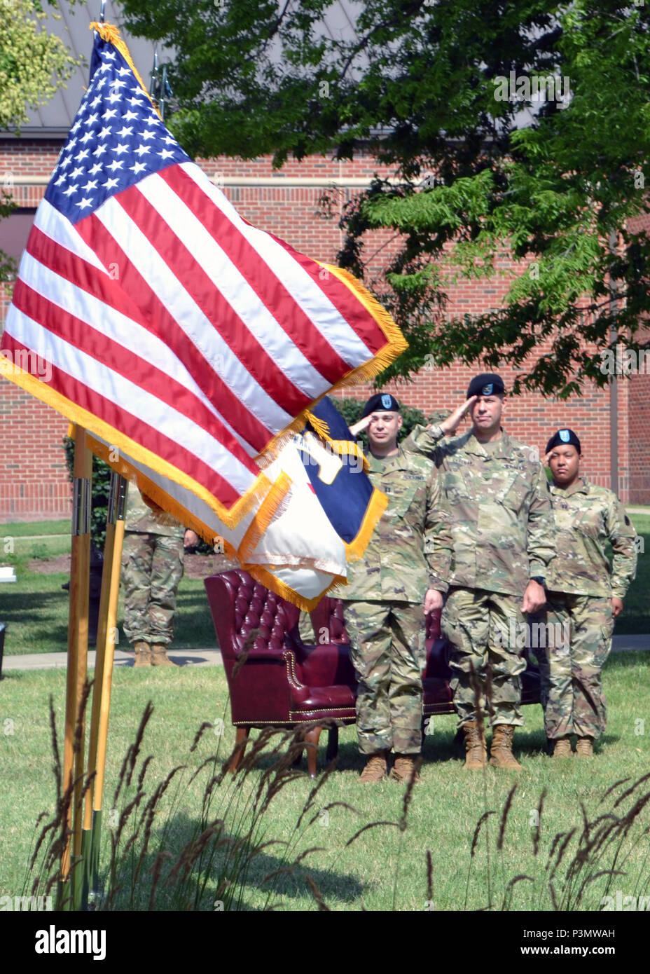 Capt. Cherry M. Black (right) assumed command of the Military Surface ...
