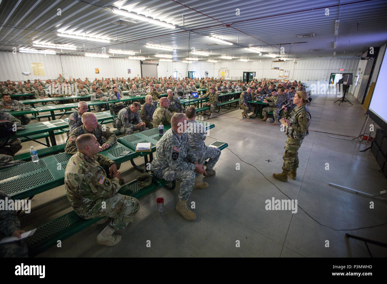 U.S. Army Brig. Gen. Lee Gray, Commanding General of the 86th Training ...