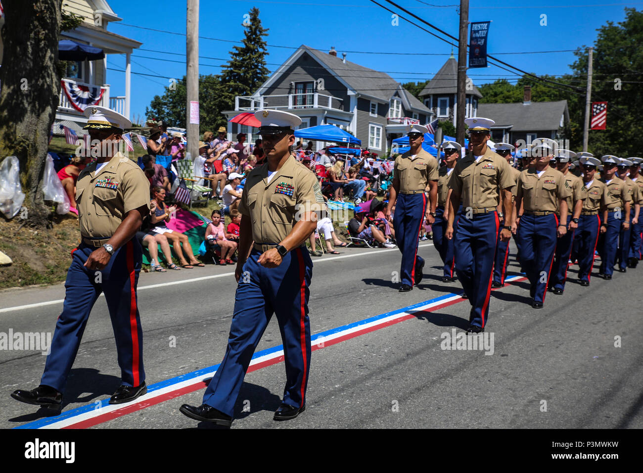 Maj. Marc Walker, operations officer, 8th Communication Battalion, and ...