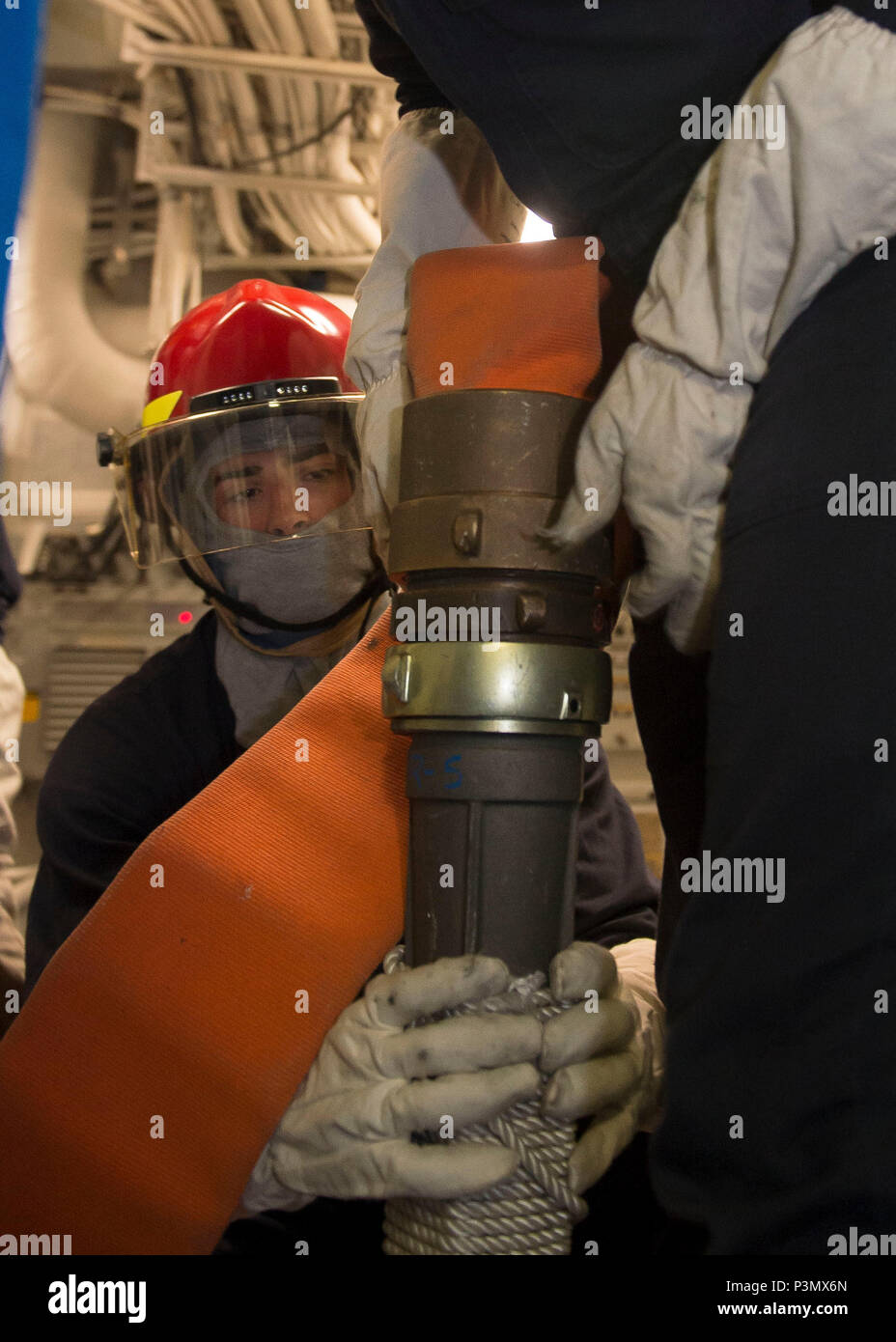 160710-N-FQ994-063 MEDITERRANEAN SEA (July 10, 2016) Seaman Cameron ...