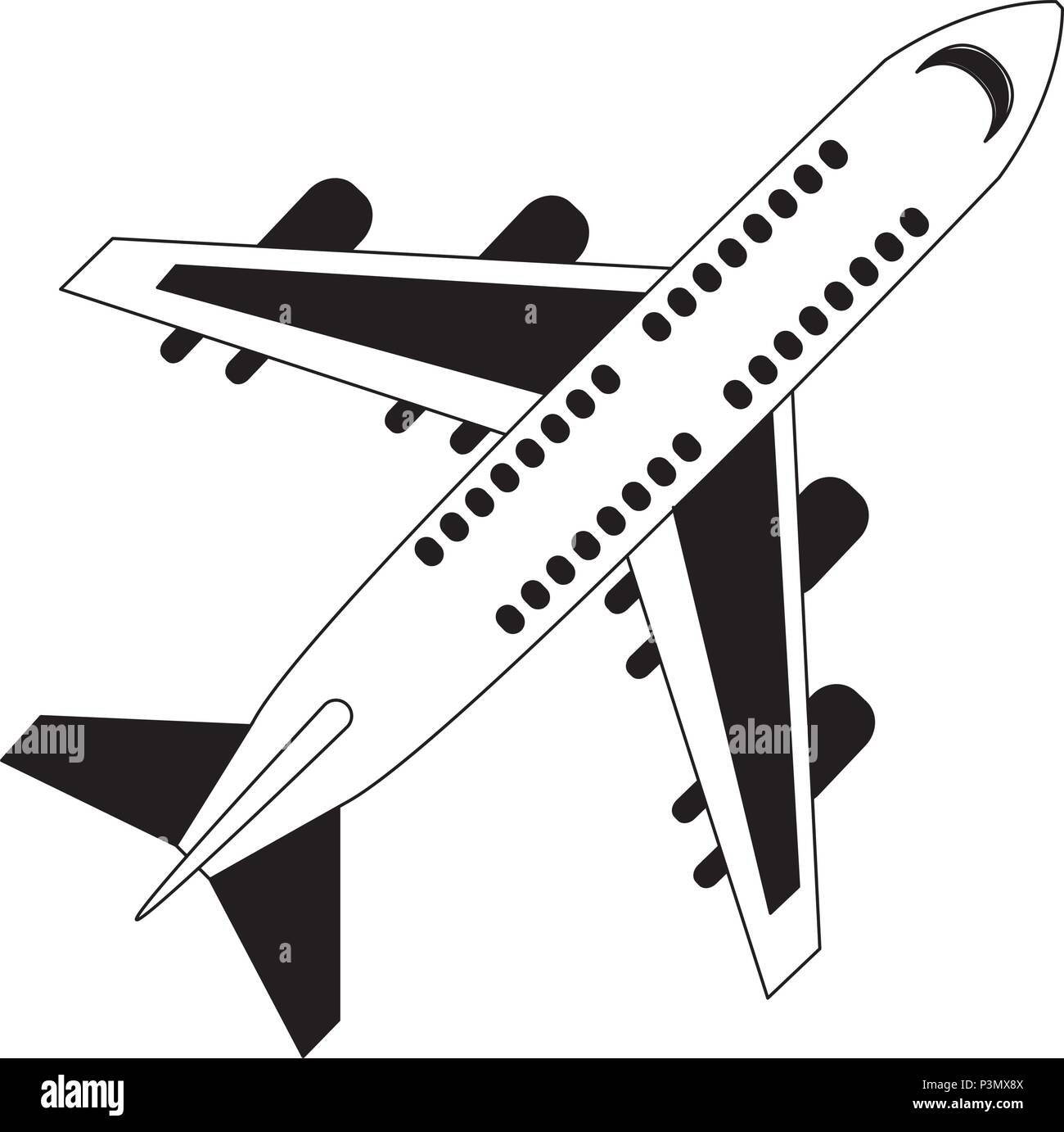 airplane transport commercial travel image Stock Vector Image & Art - Alamy