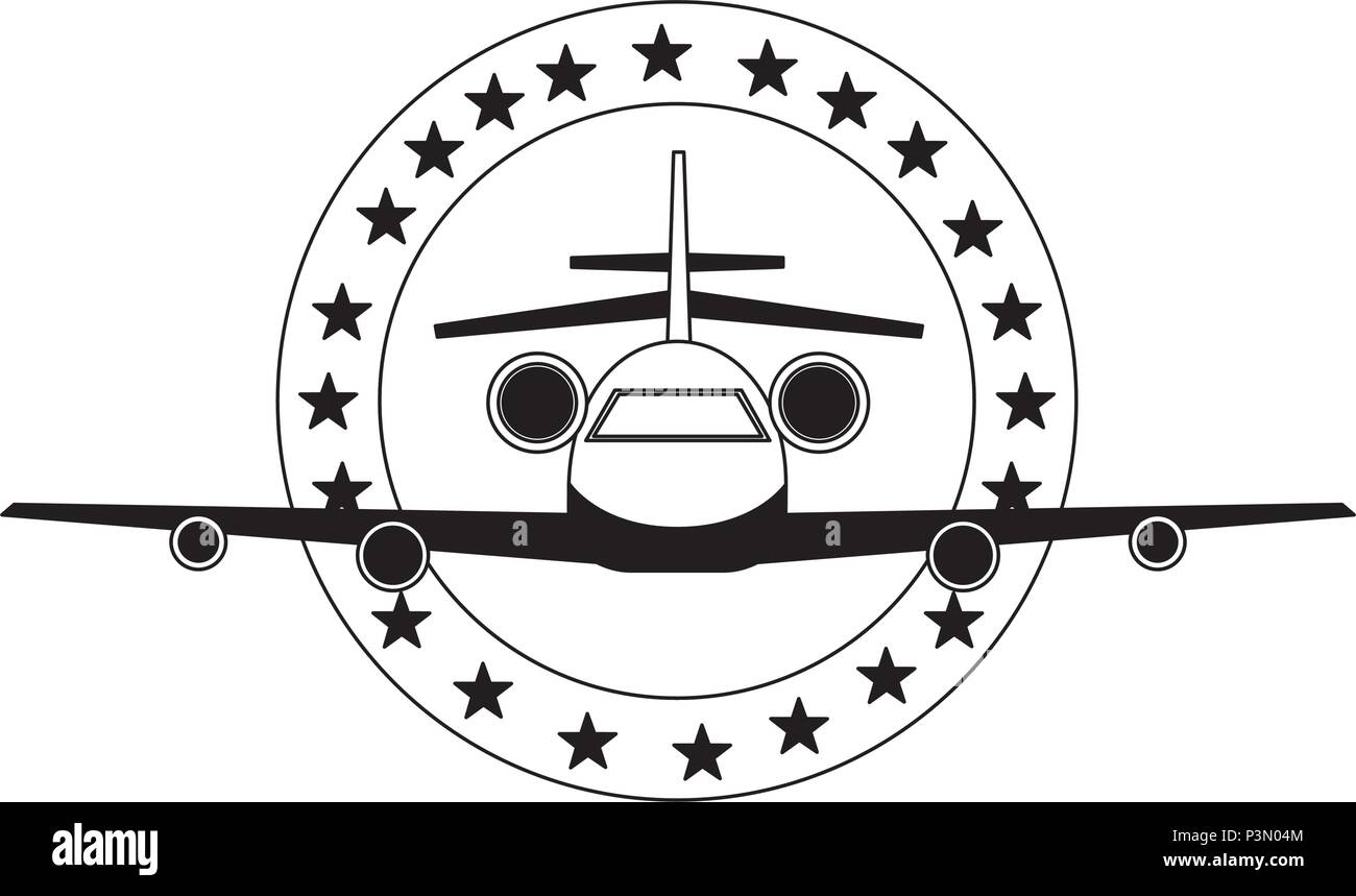 American flag airport Stock Vector Images - Alamy