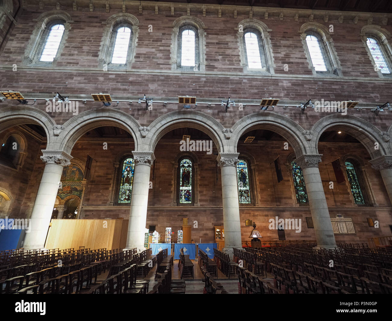 BELFAST, UK - CIRCA JUNE 2018: St Anne Cathedral (aka Belfast Cathedral ...