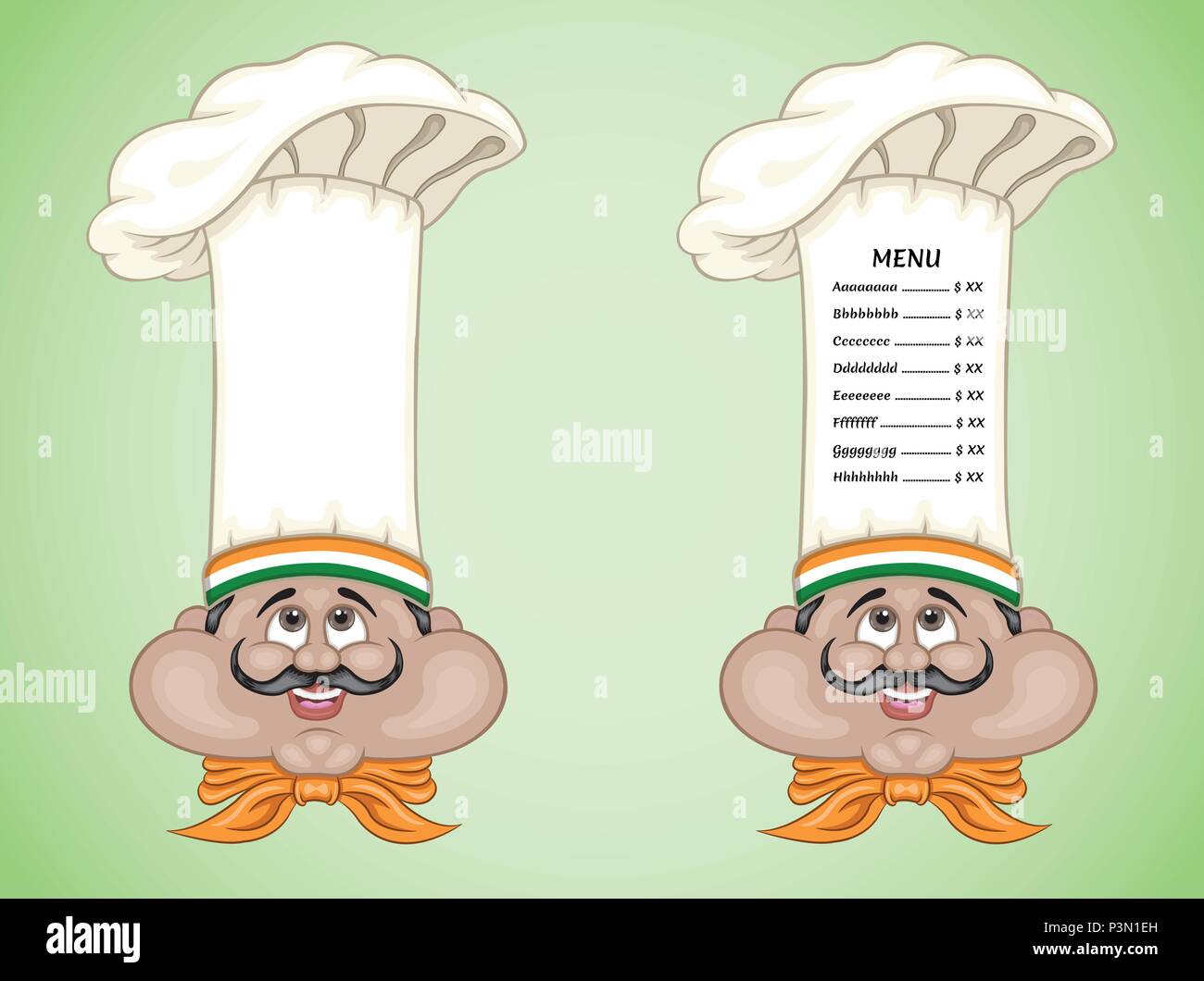 Indian Chef Vector Png
