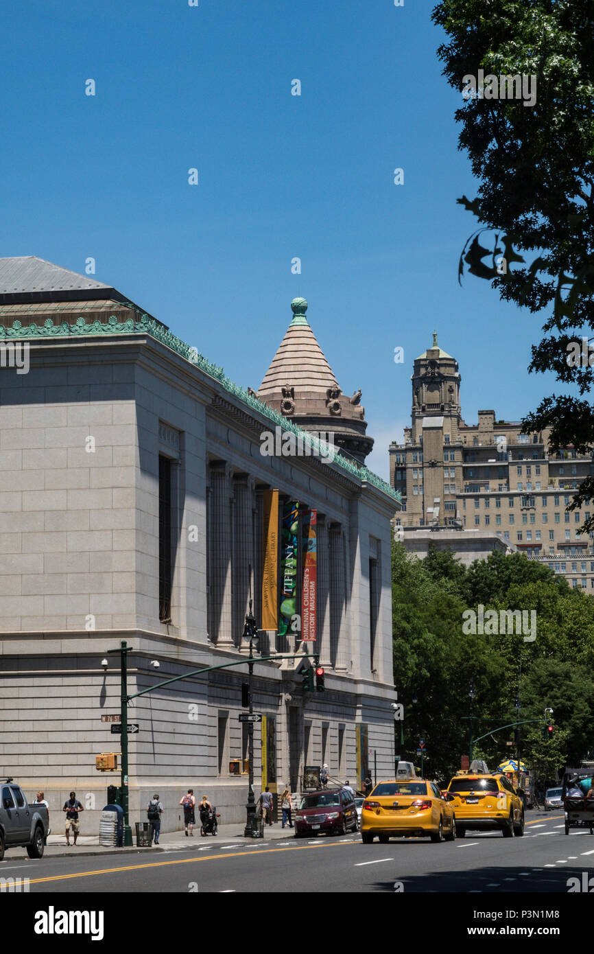 The New York Historical Society Museum & Library, NYC, USA Stock Photo ...