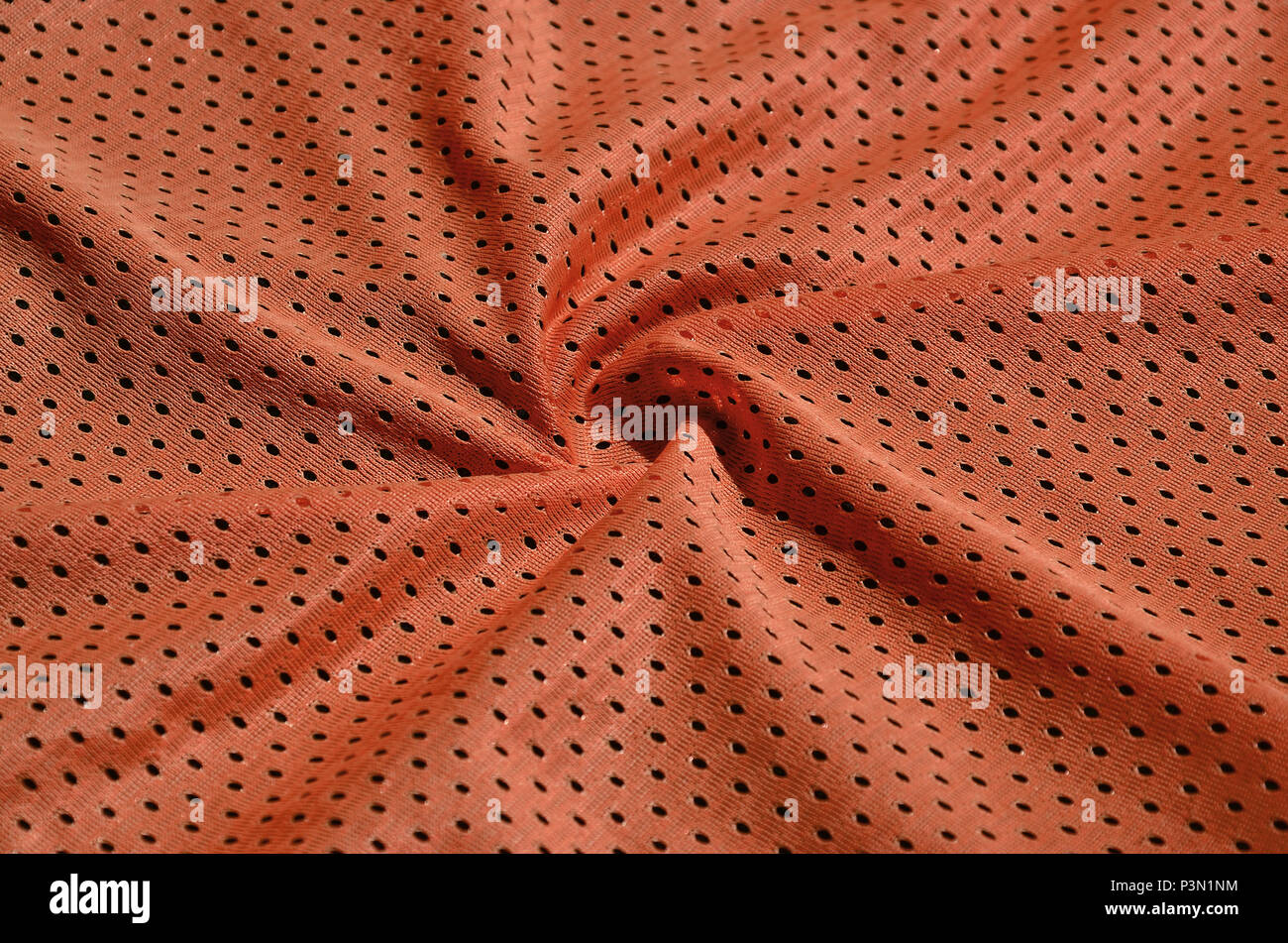 Texture of sportswear made of polyester fiber. Outerwear for sports ...