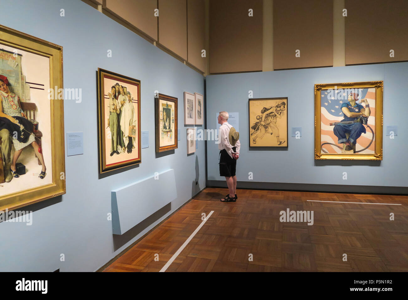 Norman rockwell paintings hi-res stock photography and images - Alamy
