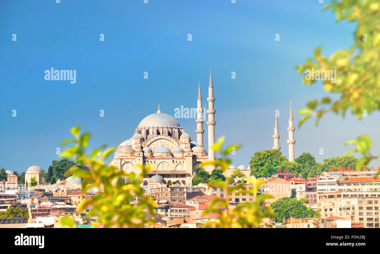 Suleyman mosque in Istanbul, Turkey Stock Photo - Alamy