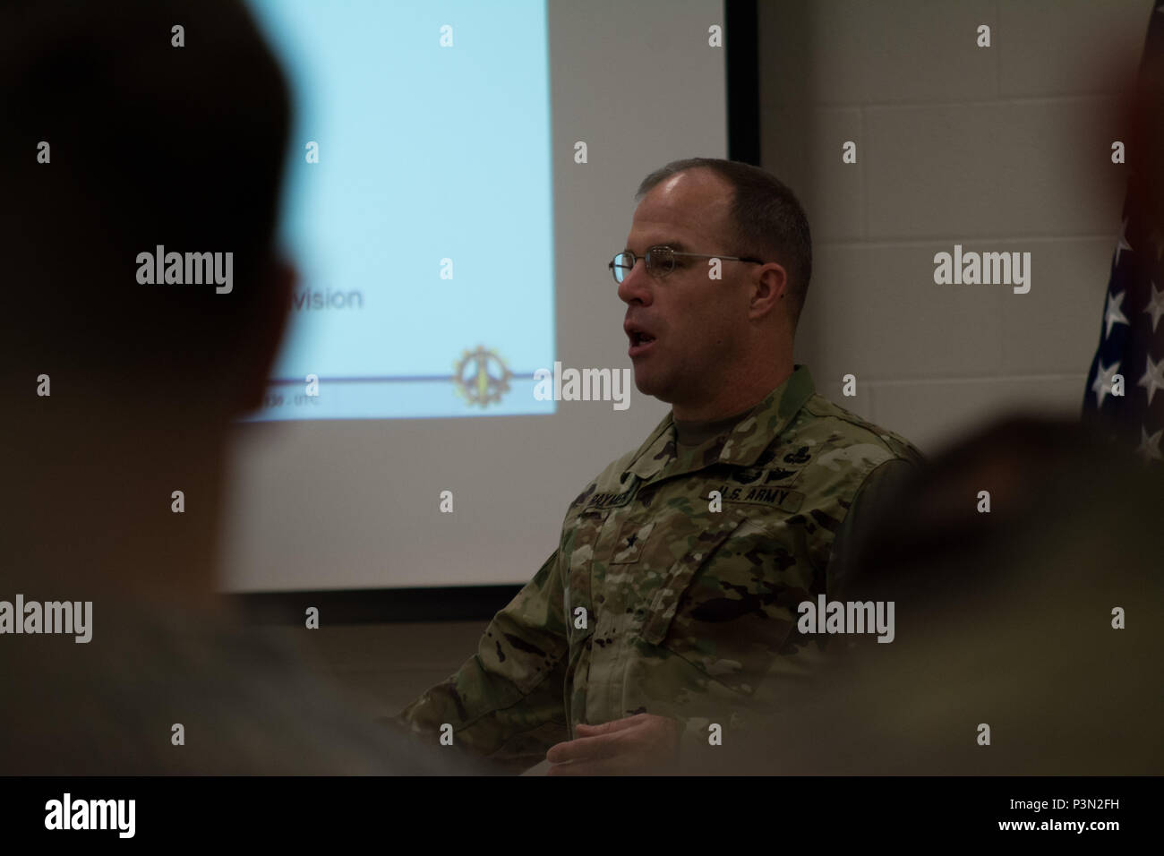 Commandant of the U.S. Army School of Engineers Brig Gen. James Raymer ...