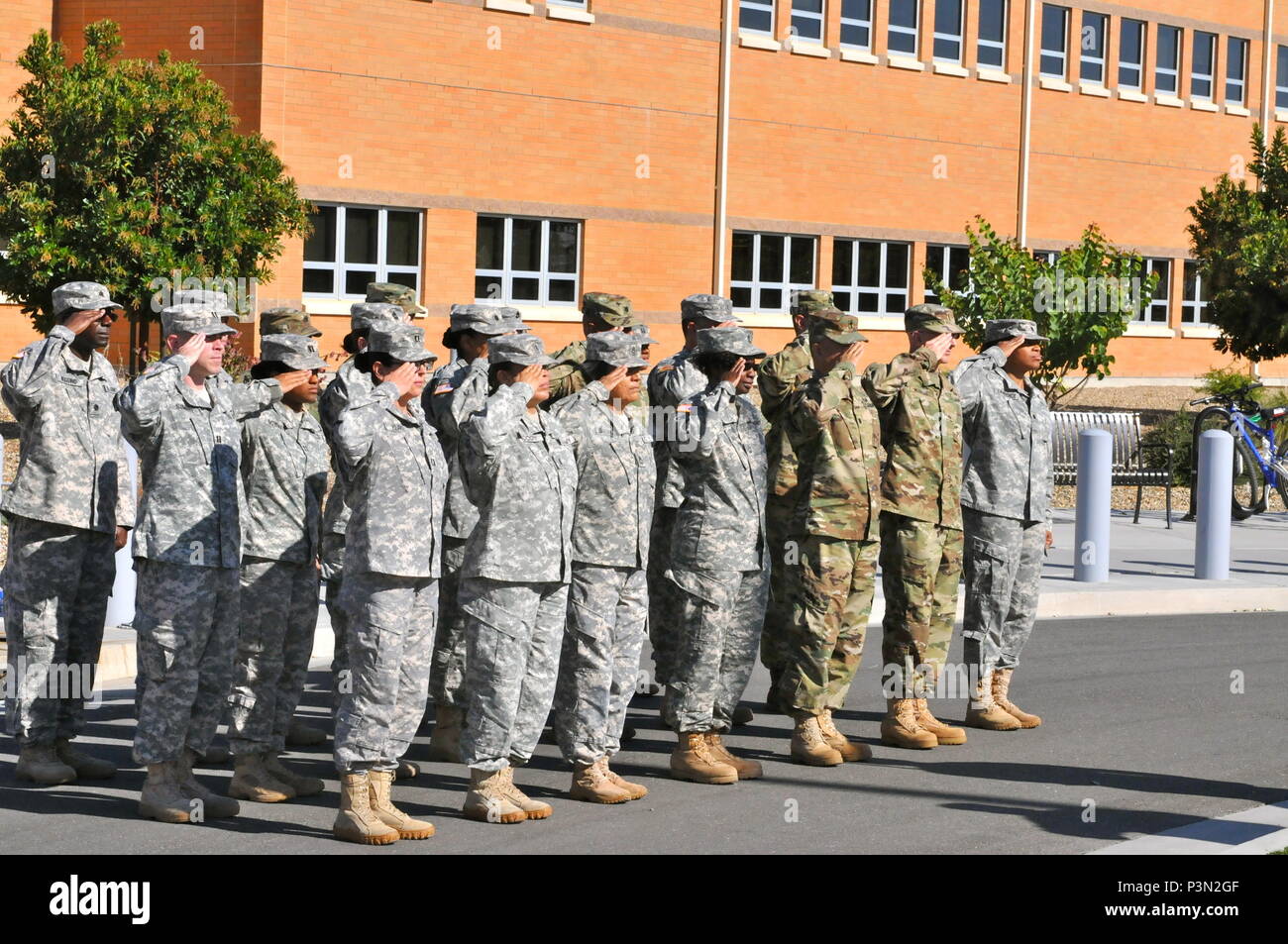 Soldiers from Headquarters and Headquarters Company, 63rd Regional ...