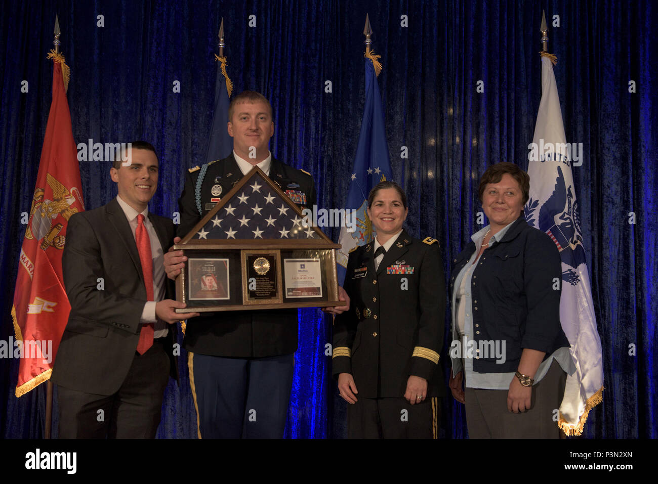 U.S. Army Capt. Zachariah Fike, officer strength manager for the ...