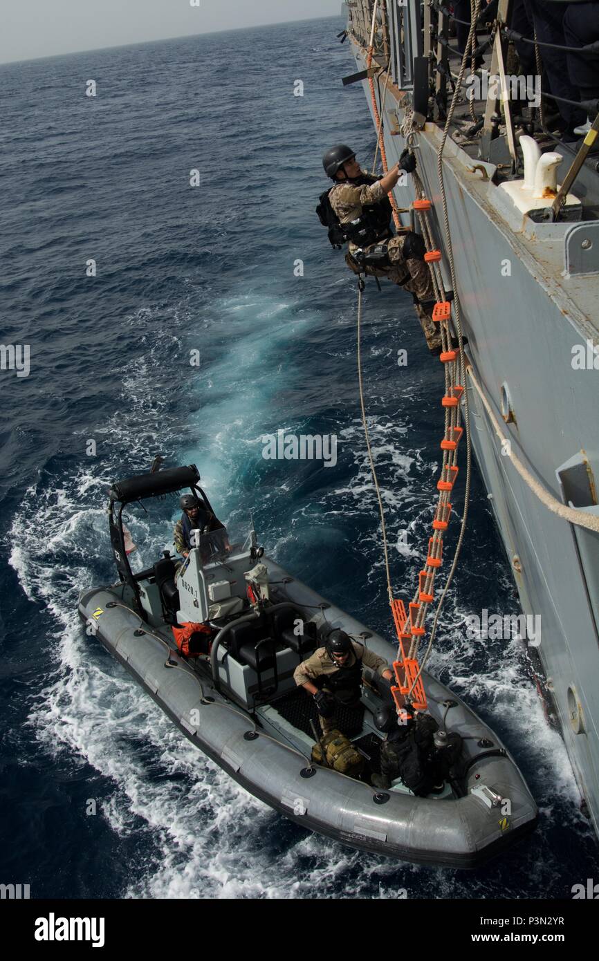 160711-N-CL027-148 GULF OF ADEN (July 11, 2016) Sonar Technician 2nd ...