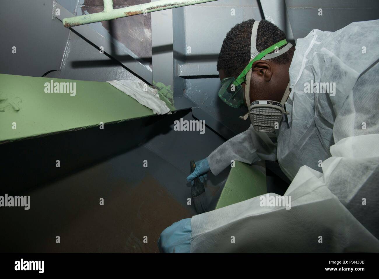 160714-N-KJ380-016 GULF OF ADEN (July 14, 2016) - Seaman Kaseem Jackson ...