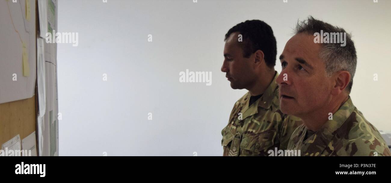 Staff Sgt. Ben Bentley, Maj. Neil Bevan, and Maj. Phil Ord, soldiers ...