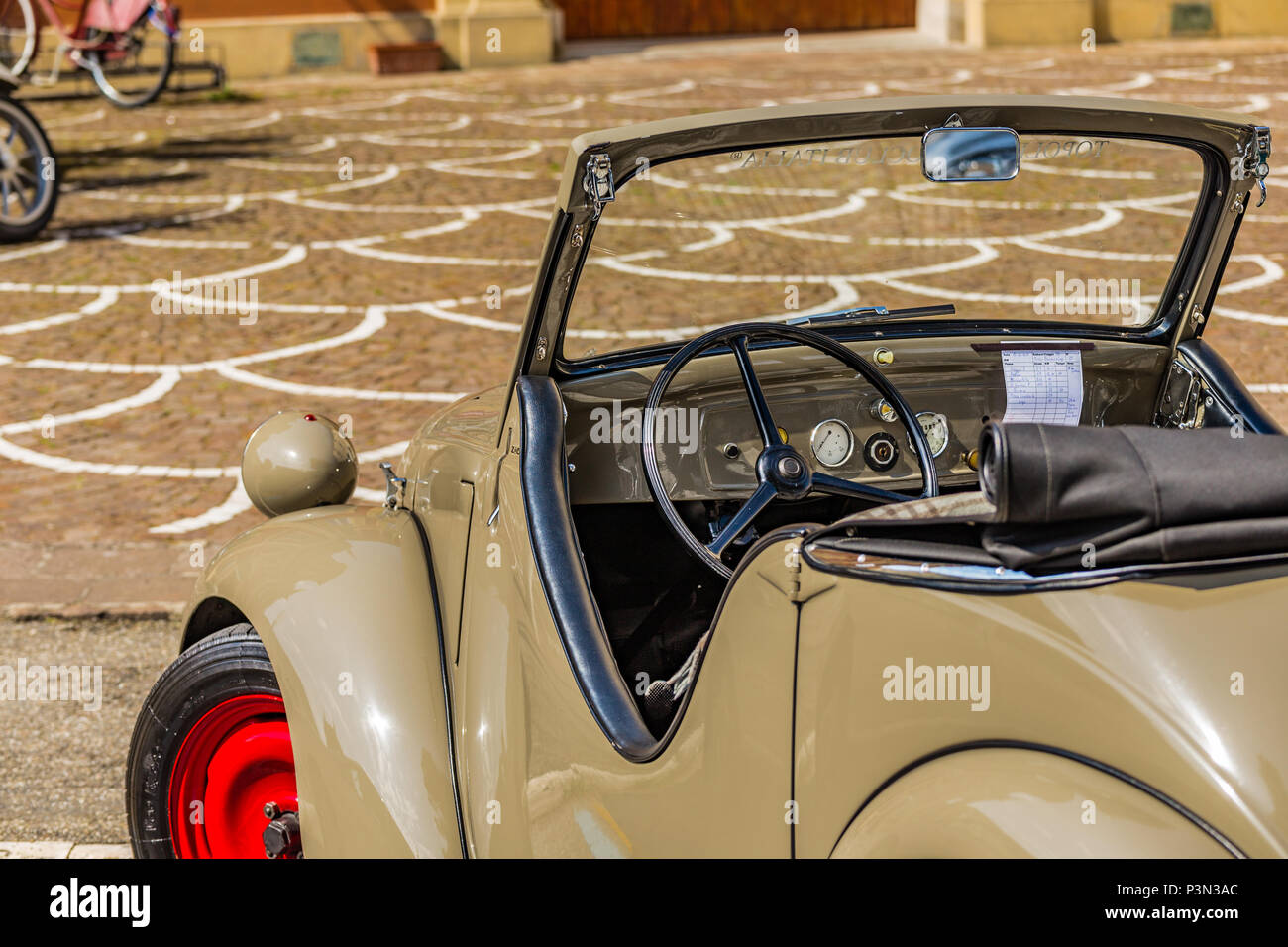 LUGO (RA), ITALY - JUNE 17, 2018: FIAT 500 car shows in historic cars ...