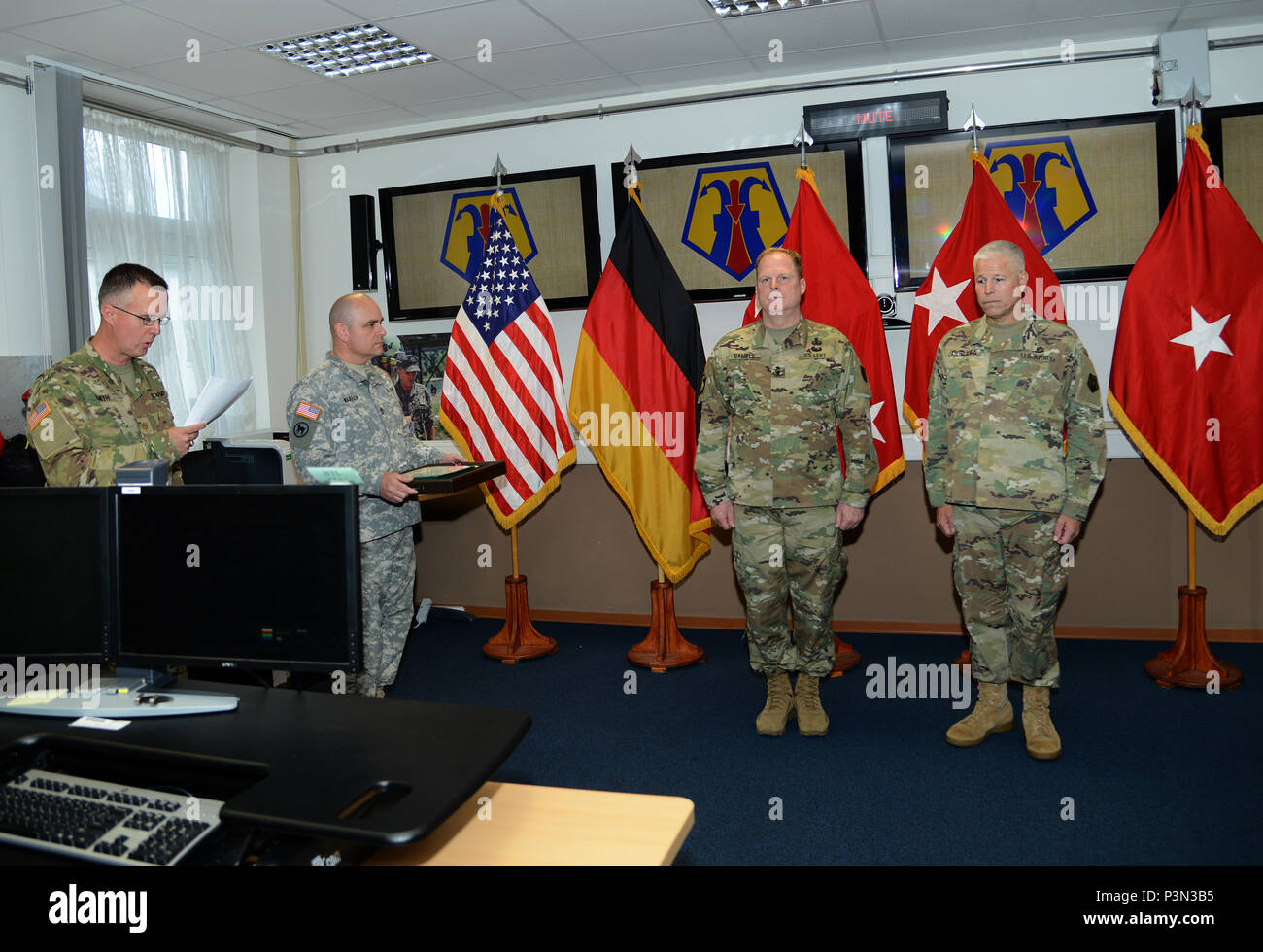 Maj. Gen. Duane Gamble, commanding general, 21st Theater Sustainment ...