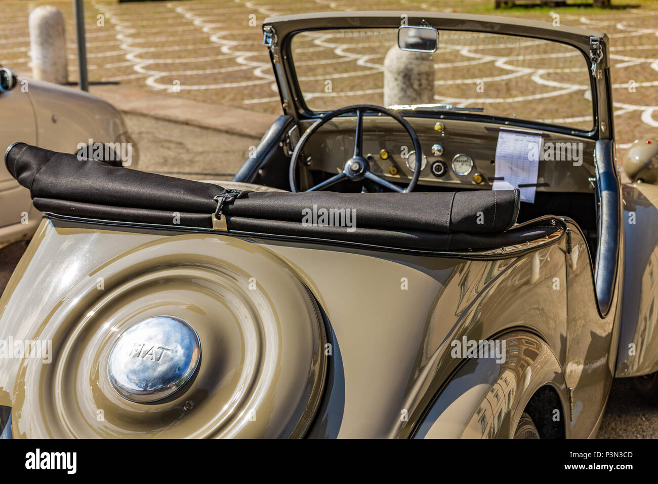 LUGO (RA), ITALY - JUNE 17, 2018: FIAT 500 car shows in historic cars ...