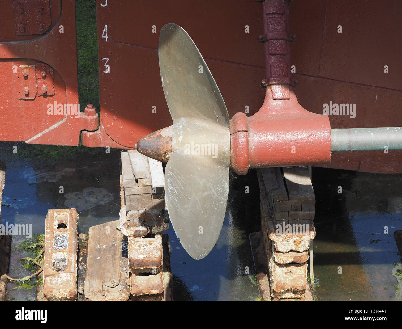 BELFAST, UK - CIRCA JUNE 2018: SS Nomadic tender ship of the White Star ...