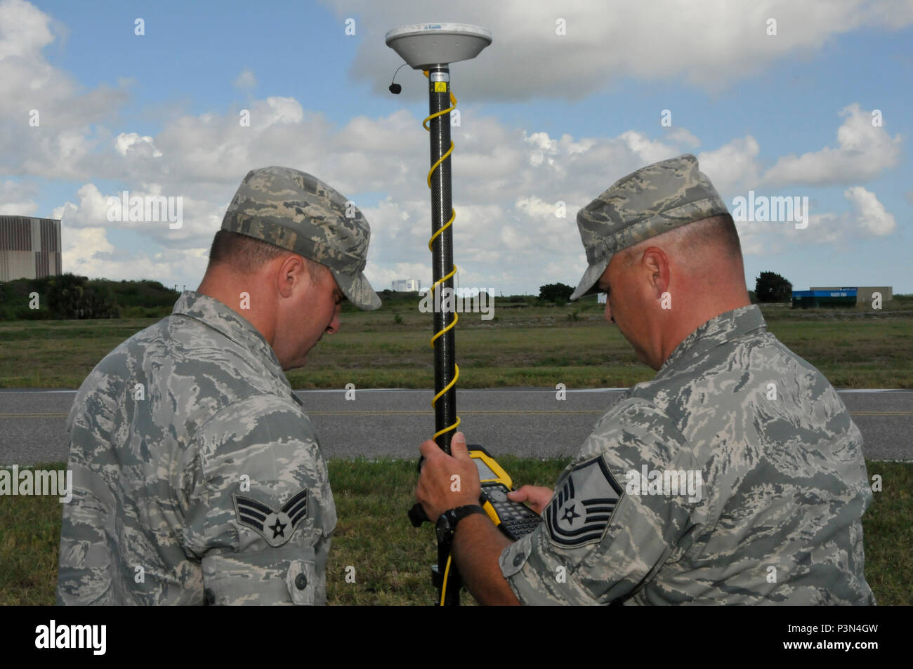 U.S. Air Force Airmen from the 181st Intelligence Wing Civil ...