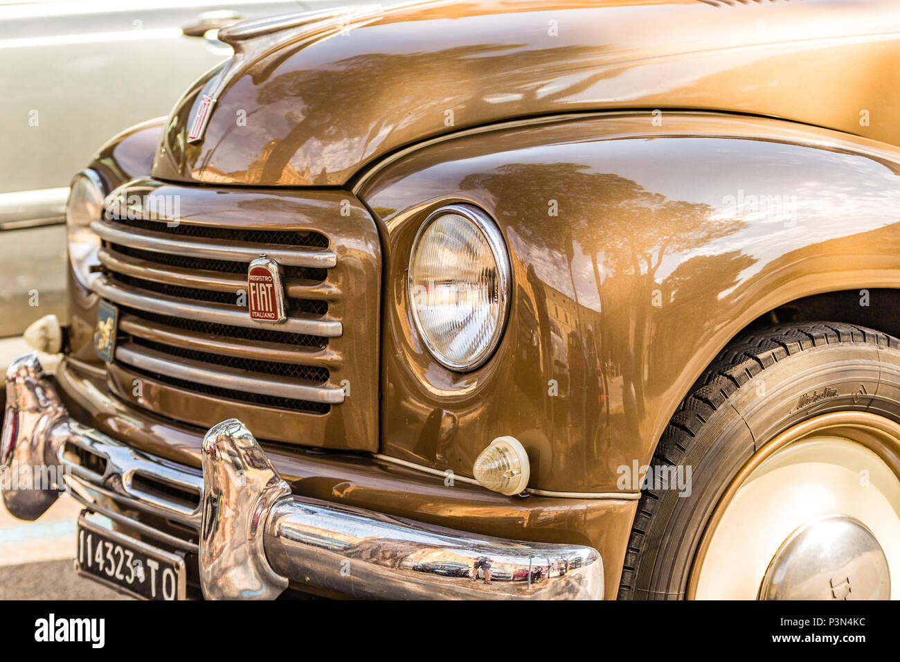 LUGO (RA), ITALY - JUNE 17, 2018: FIAT 500 car shows in historic cars ...