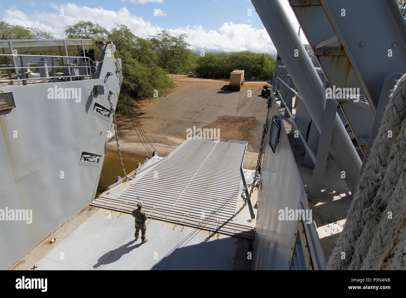An Army mariner with 545th Transportation Company, 8th Theater ...