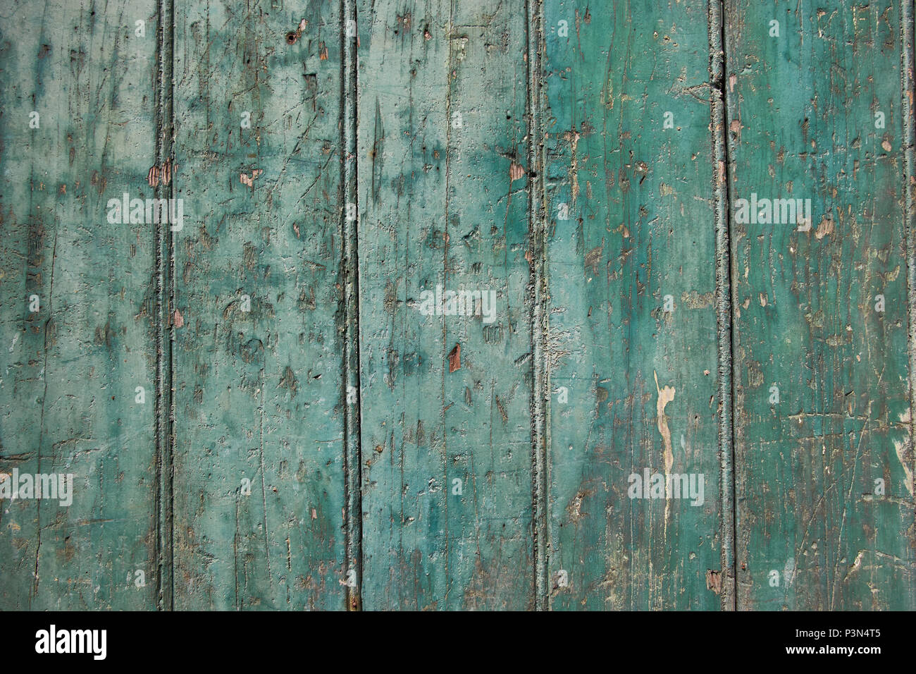 Grunge texture, green paint peeling from wooden surface Stock Photo - Alamy