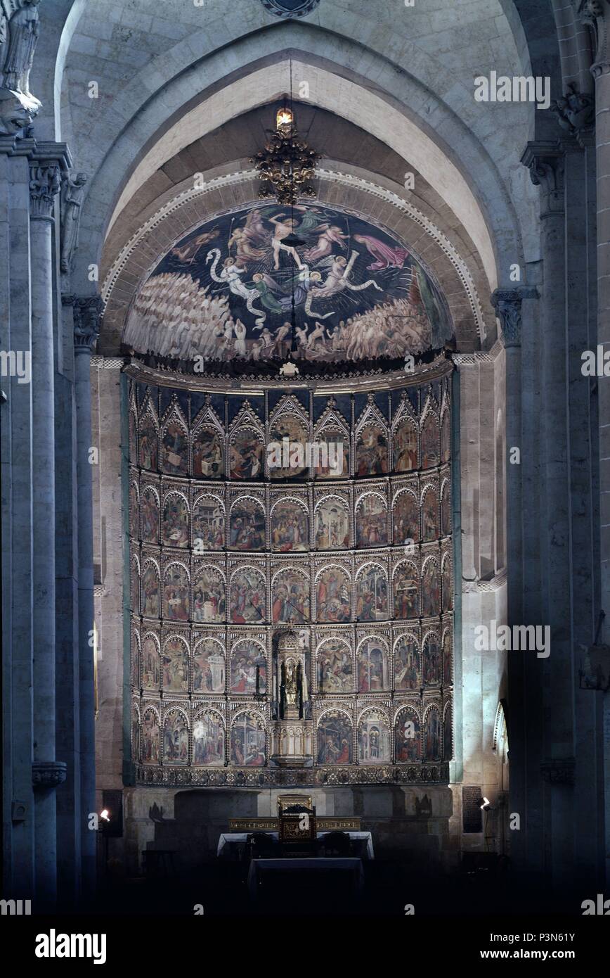 RETABLO MAYOR DE LA CATEDRAL DE SALAMANCA - SIGLO XV - GOTICO ITALIANO ...