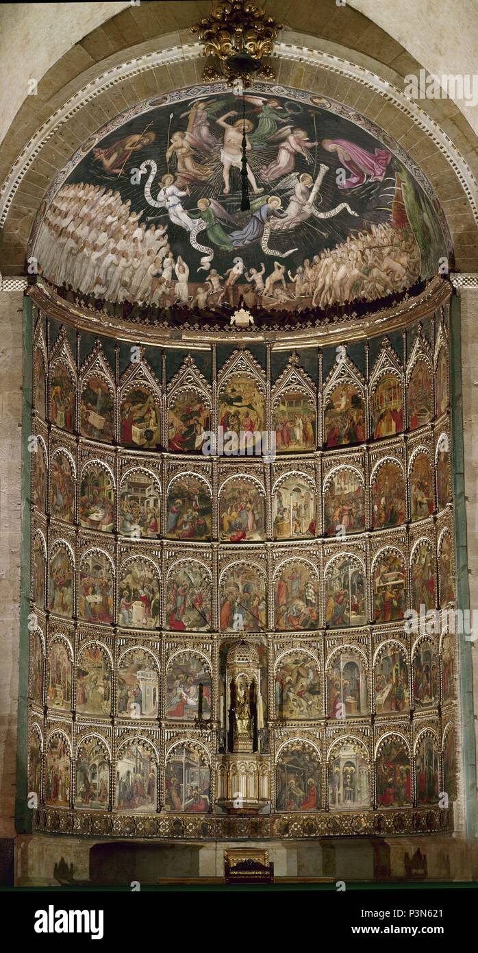 RETABLO MAYOR DE LA CATEDRAL DE SALAMANCA - SIGLO XV - GOTICO ITALIANO ...