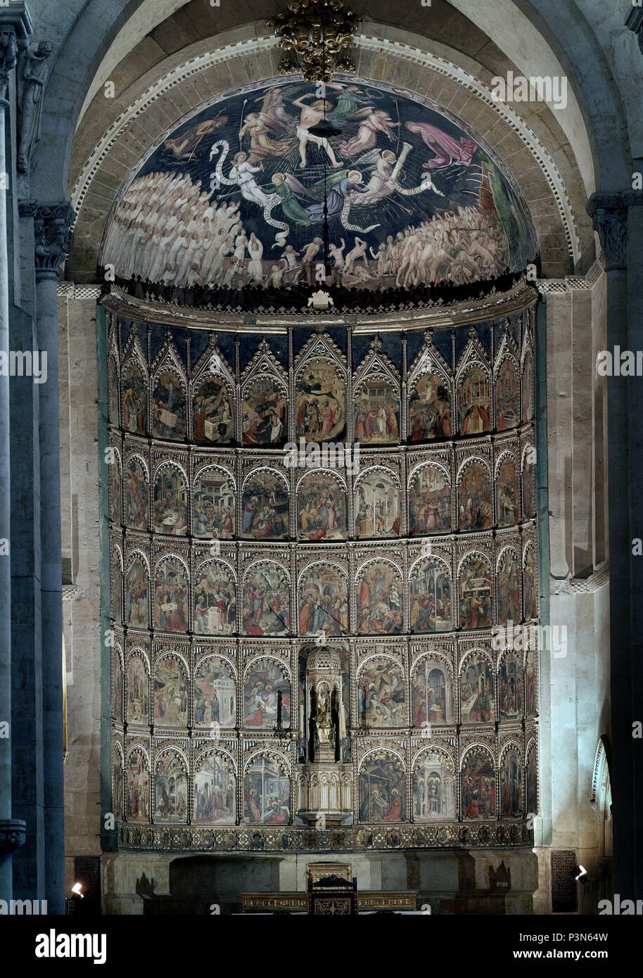 RETABLO MAYOR DE LA CATEDRAL DE SALAMANCA - SIGLO XV - GOTICO ITALIANO ...