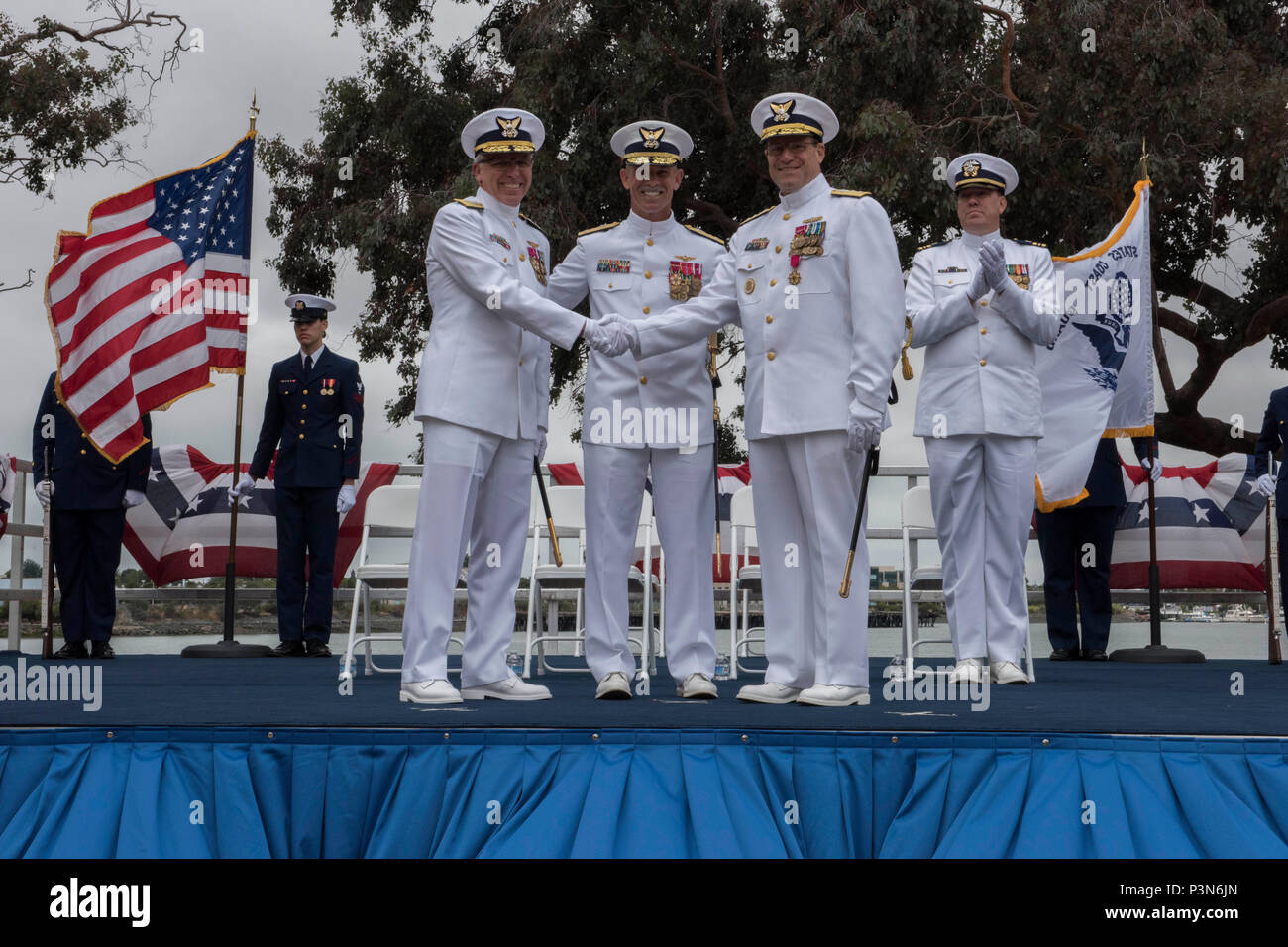 The 11th Coast Guard District's incoming commander Rear Adm. Todd ...