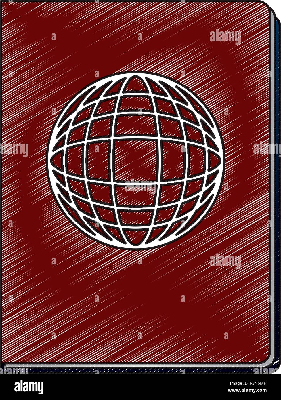 passport document isolated icon Stock Vector Image & Art - Alamy