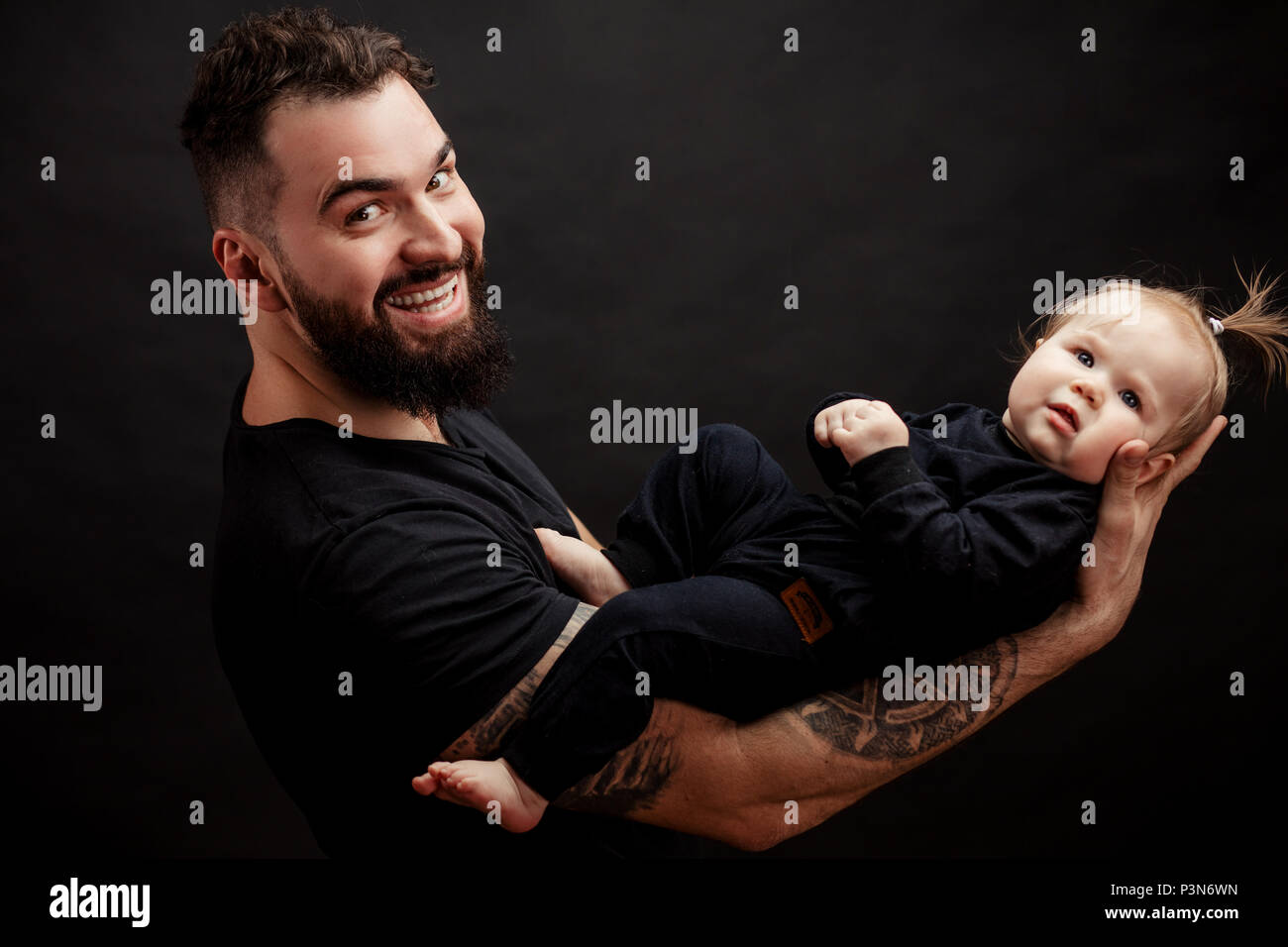 Beautiful cute baby infant muscle hi-res stock photography and images ...