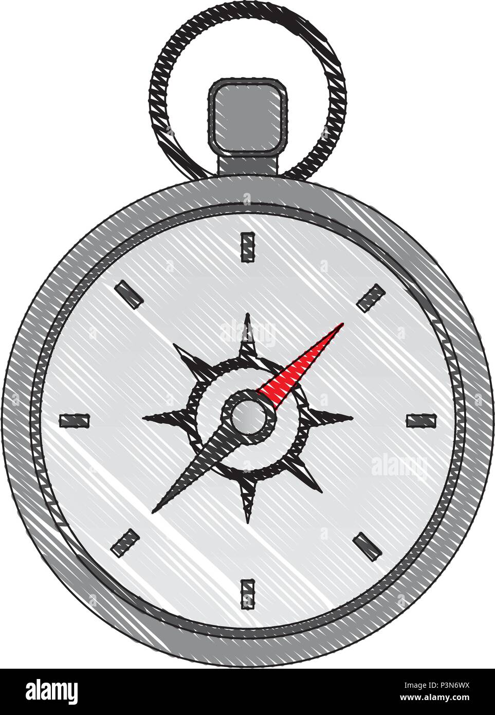 compass guide device icon Stock Vector Image & Art - Alamy