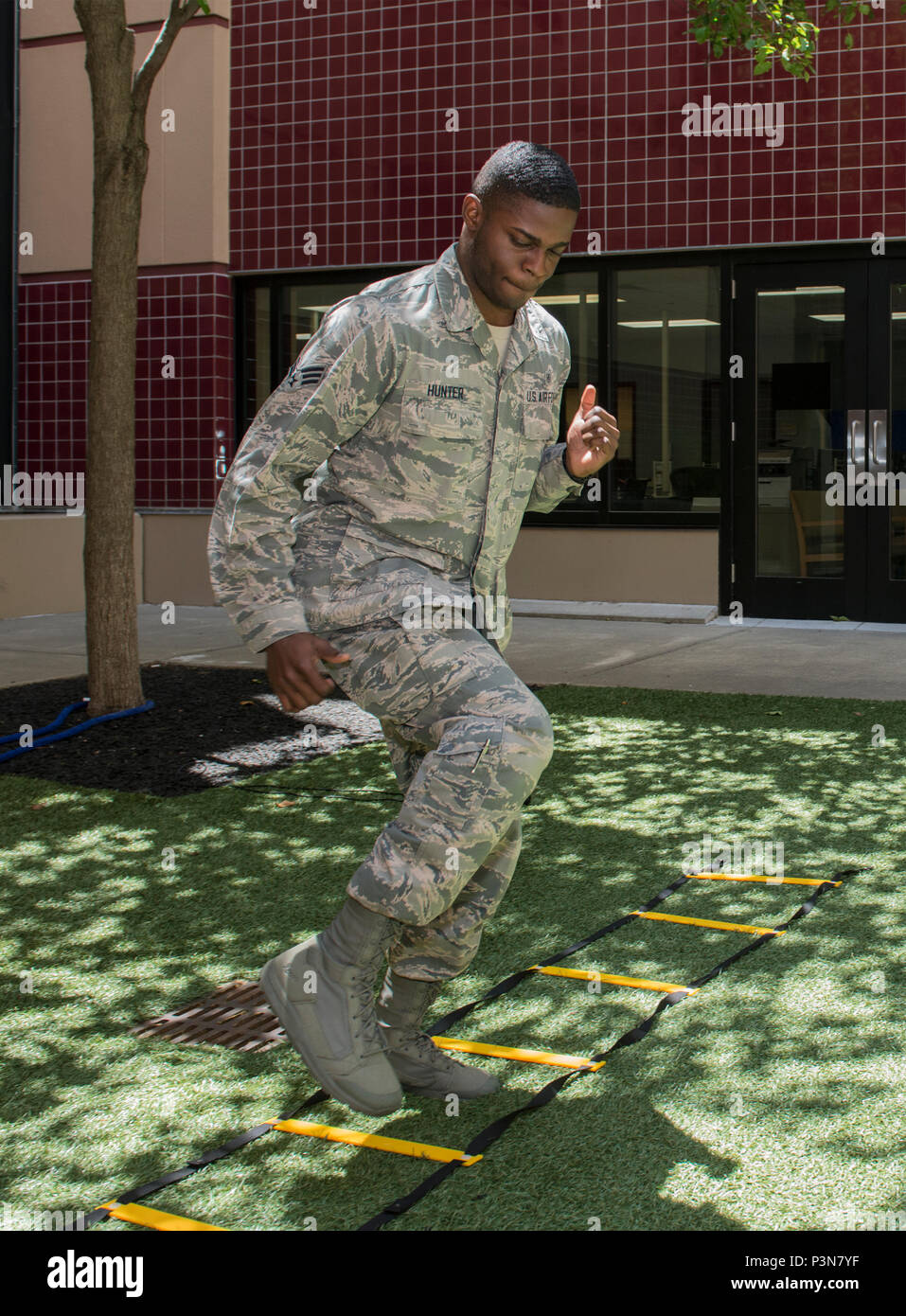 Senior Airman David Hunter, physical medicine journeyman, 60th ...