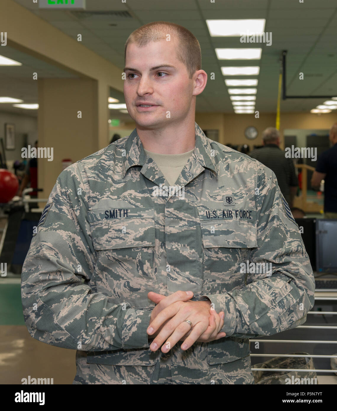 Staff Sgt. Ryan Smith, a physical medicine journeyman, 60th Medical ...