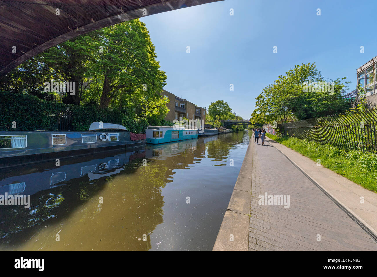 Riverside area walking path hi-res stock photography and images - Alamy