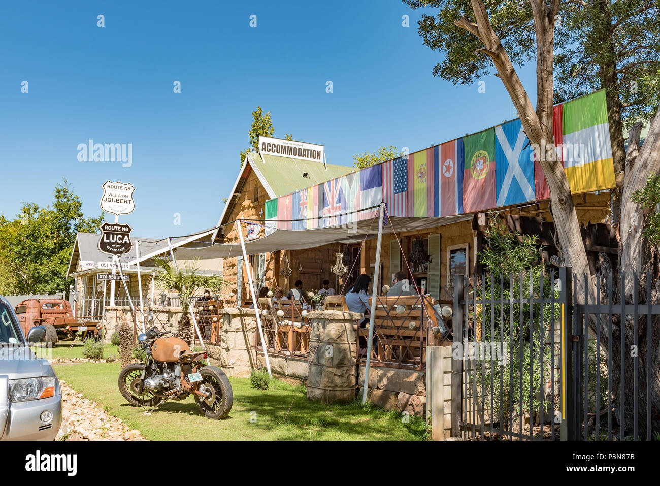 LADYBRAND, SOUTH AFRICA - MARCH 12, 2018: The Luca Coffee Cafe in ...