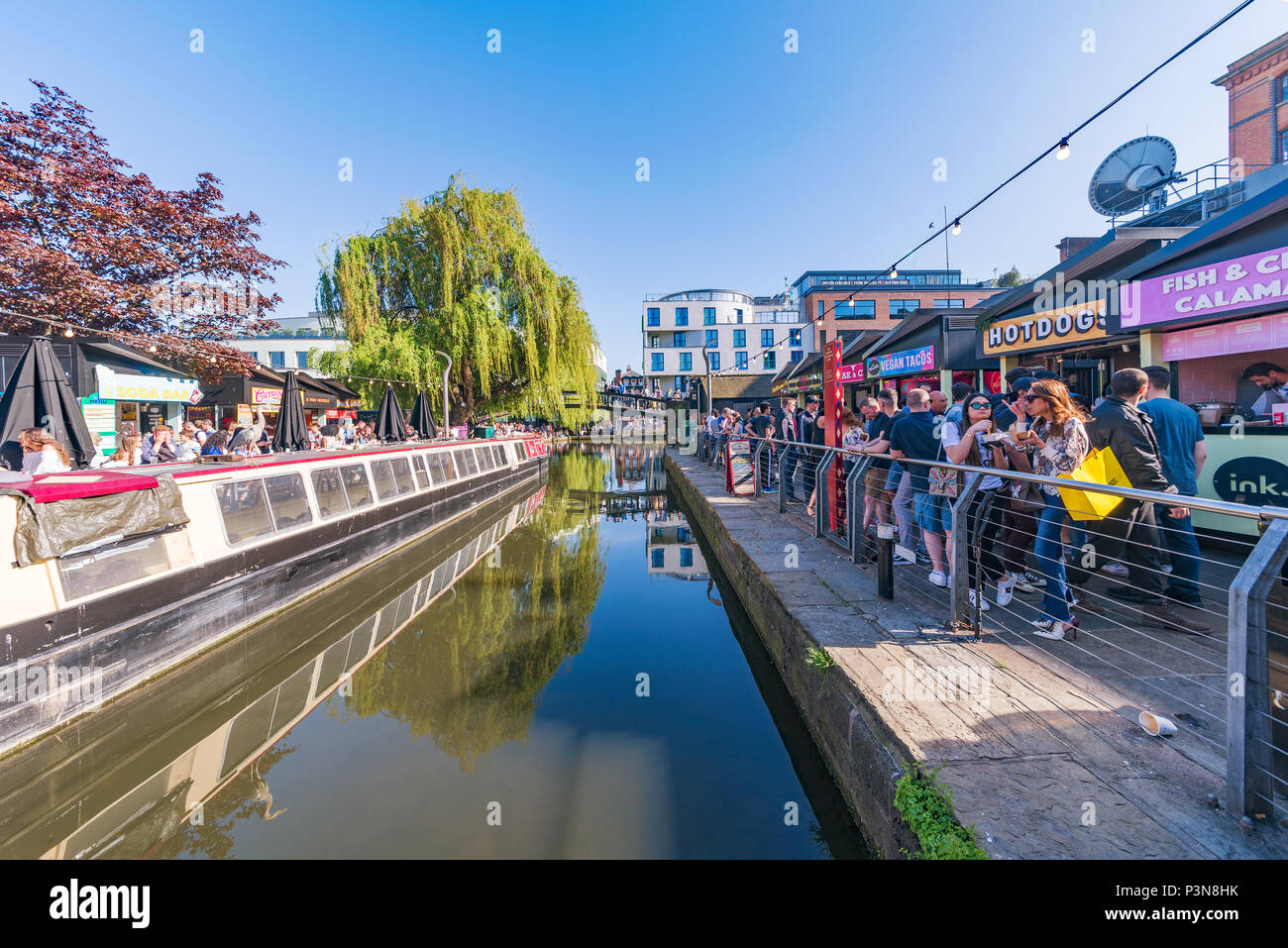 LONDON, UNITED KINGDOM - MAY 05: View of the Kerb food market and ...