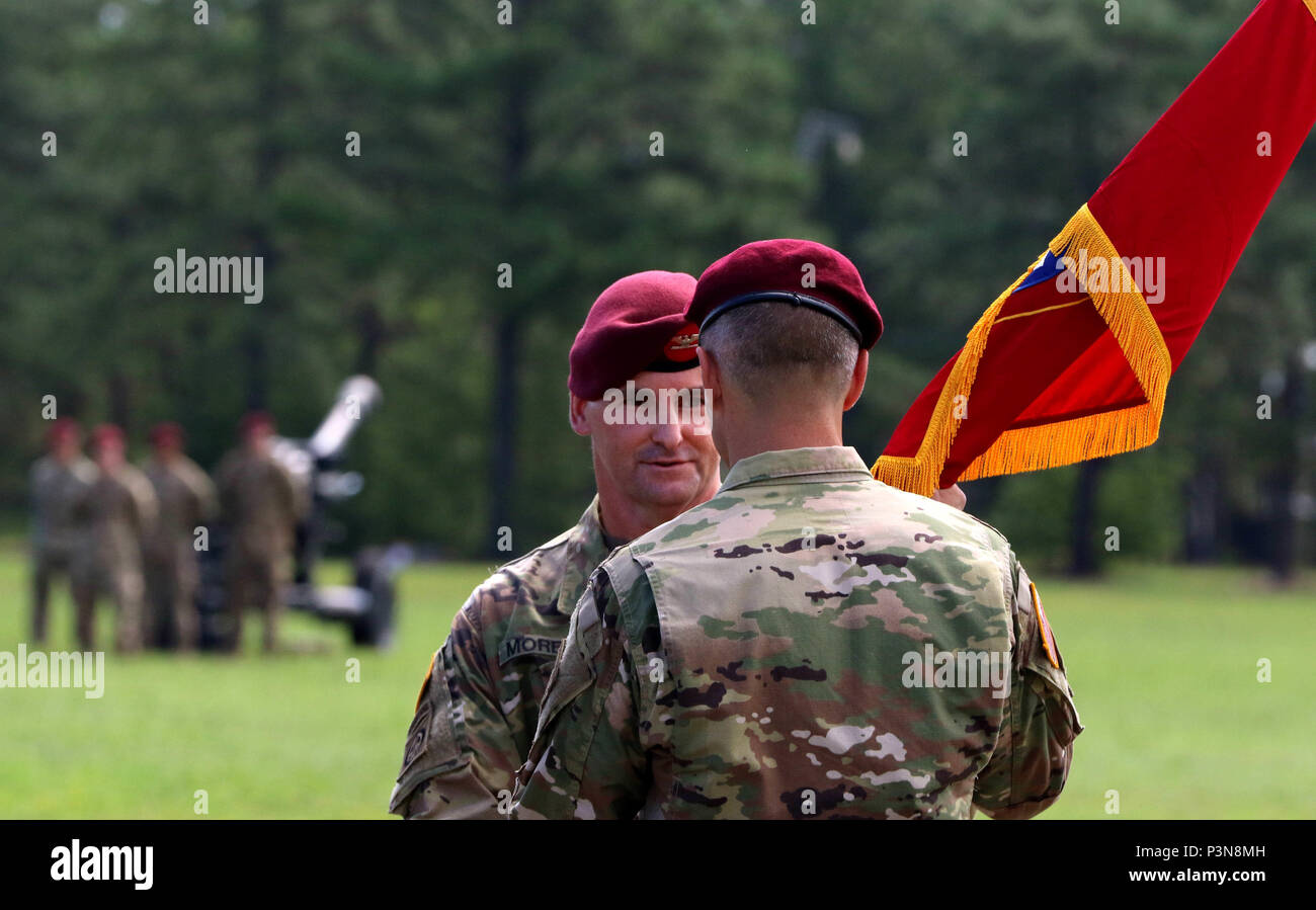 The command of the 82nd Airborne Division Artillery changed hands ...