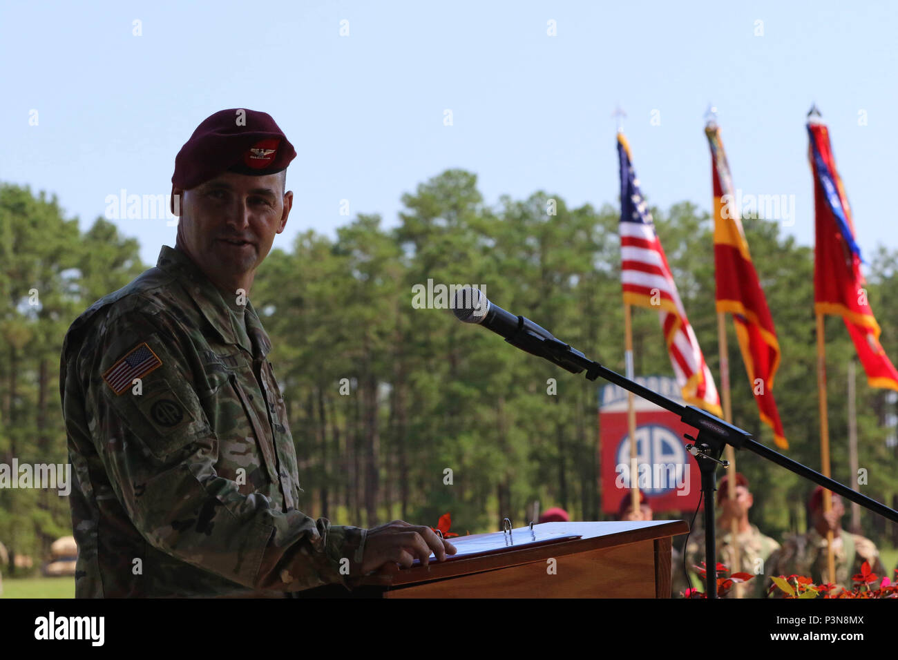 The command of the 82nd Airborne Division Artillery changed hands ...