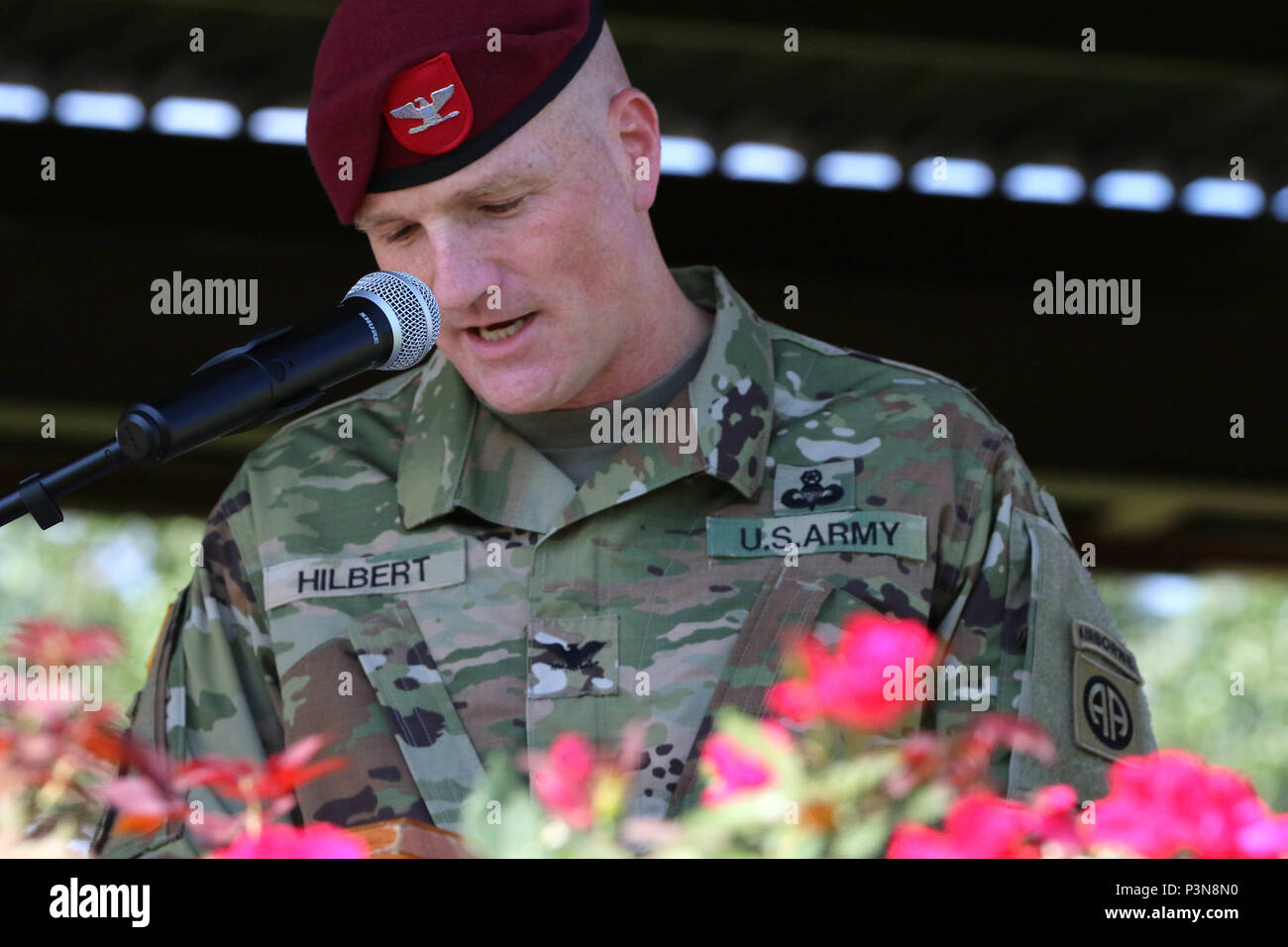 The command of the 82nd Airborne Division Artillery changed hands ...