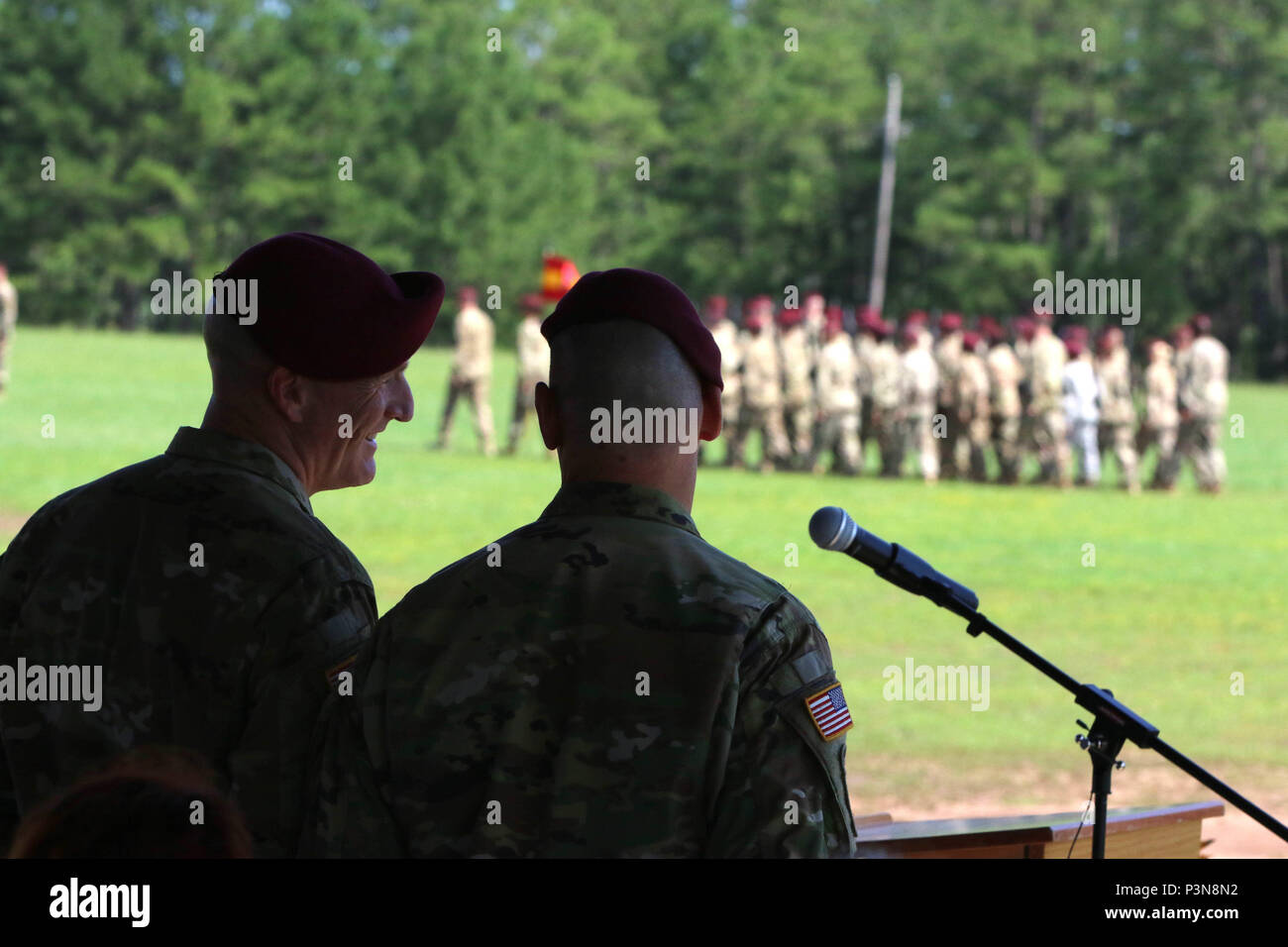 The command of the 82nd Airborne Division Artillery changed hands ...