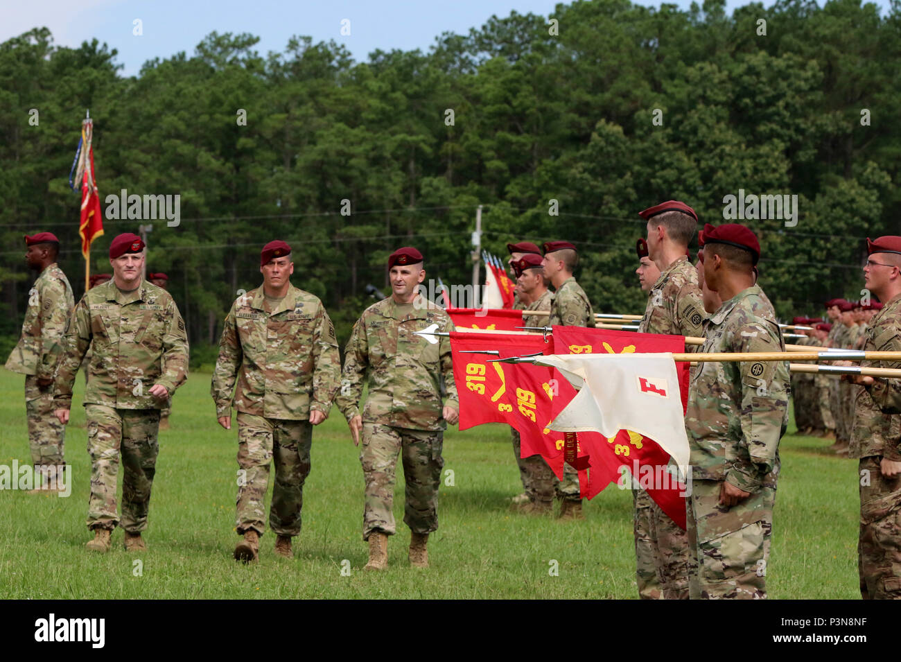 The command of the 82nd Airborne Division Artillery changed hands ...