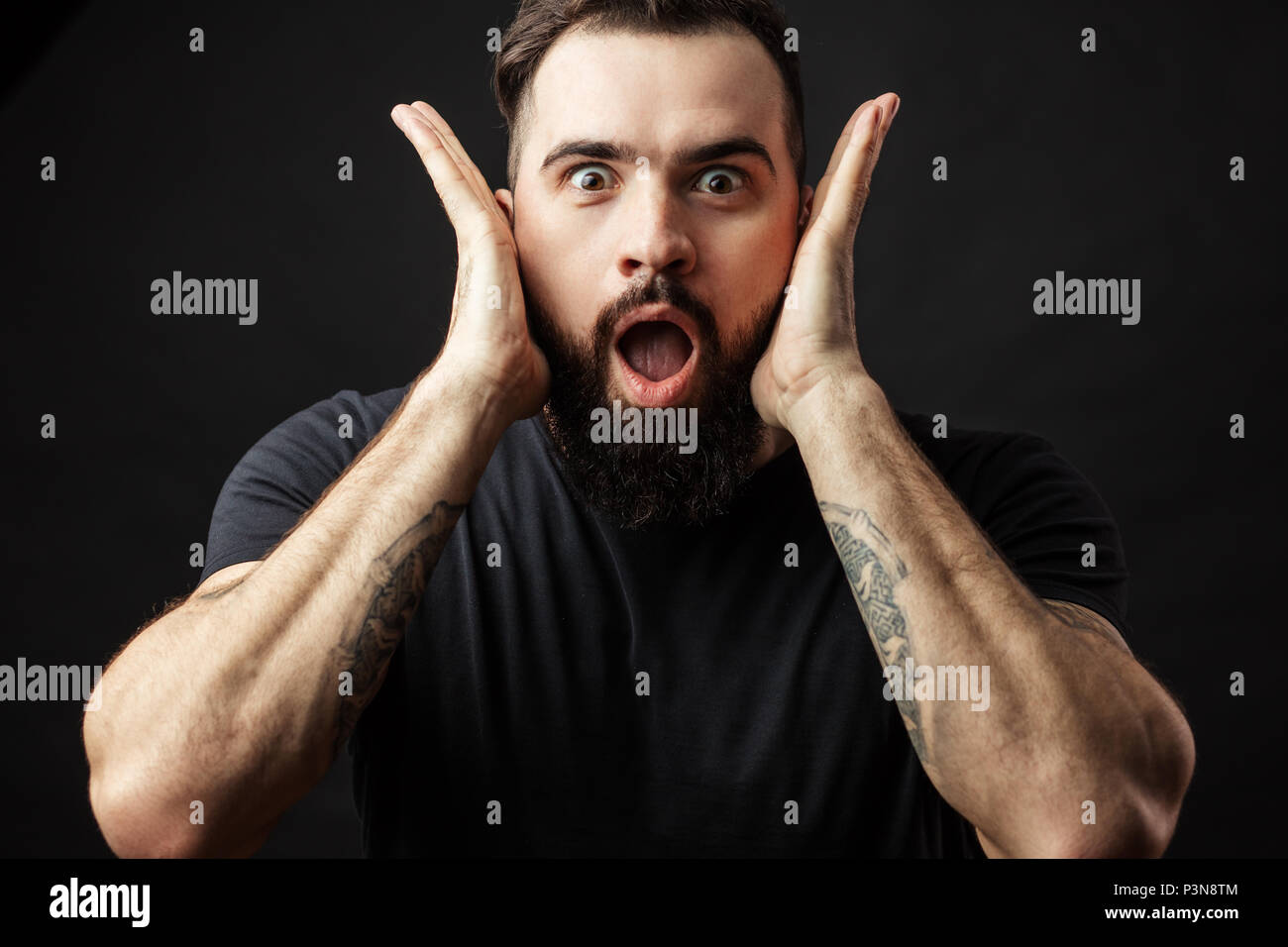 Surprised person hi-res stock photography and images - Alamy